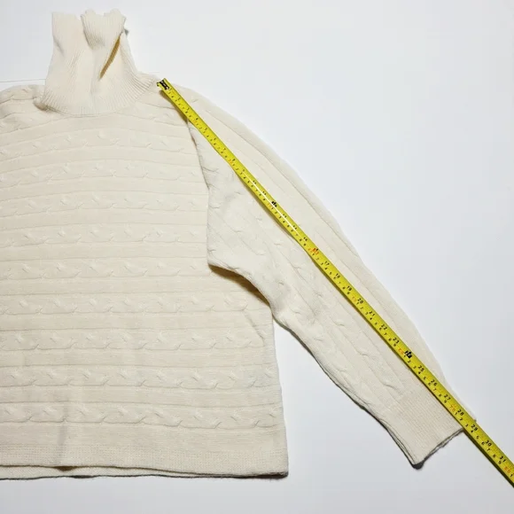 Bianco + Blu | Sweaters | Vintage Bianco Blu Ivory Merino Cashmere ...